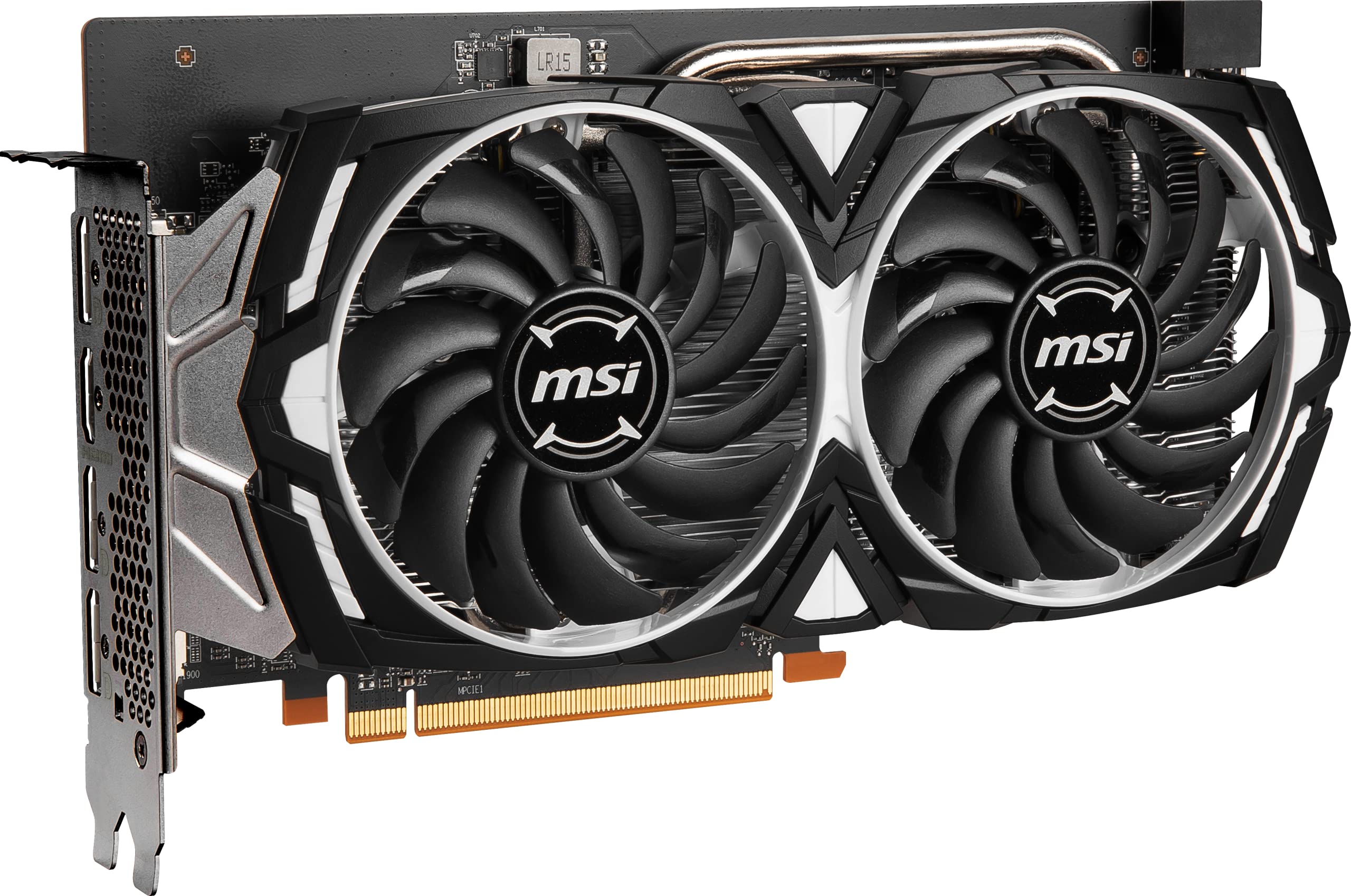 MSI Radeon RX 6600 Armor 8G Gaming Graphics Card - AMD RX 6600, GPU 2044/2491 MHz, 8000MB DDR6 Memory