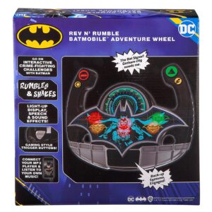 eKids Batman Batmobile Toy Steering Wheel for Kids, Toddler Toy with Sound Effects for Fans of Batman Toys for Boys