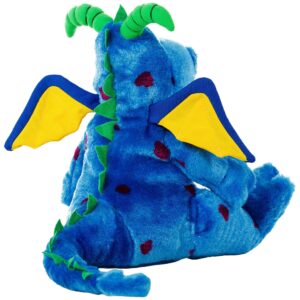 StarSmilez Tooth Brushing Magi Dragon Bundle Help Kids Brush Their Teeth Moon and Stars Easy Grip toothbrushes Magical Mouth Plush Plus Download of Matching Dental Health Activities