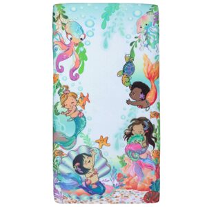 Baby Titi - Mermaid and Alice in Wonderland Crib Sheets for Girls Bundle