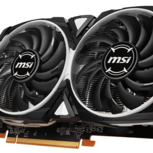 MSI Radeon RX 6600 Armor 8G Gaming Graphics Card - AMD RX 6600, GPU 2044/2491 MHz, 8000MB DDR6 Memory