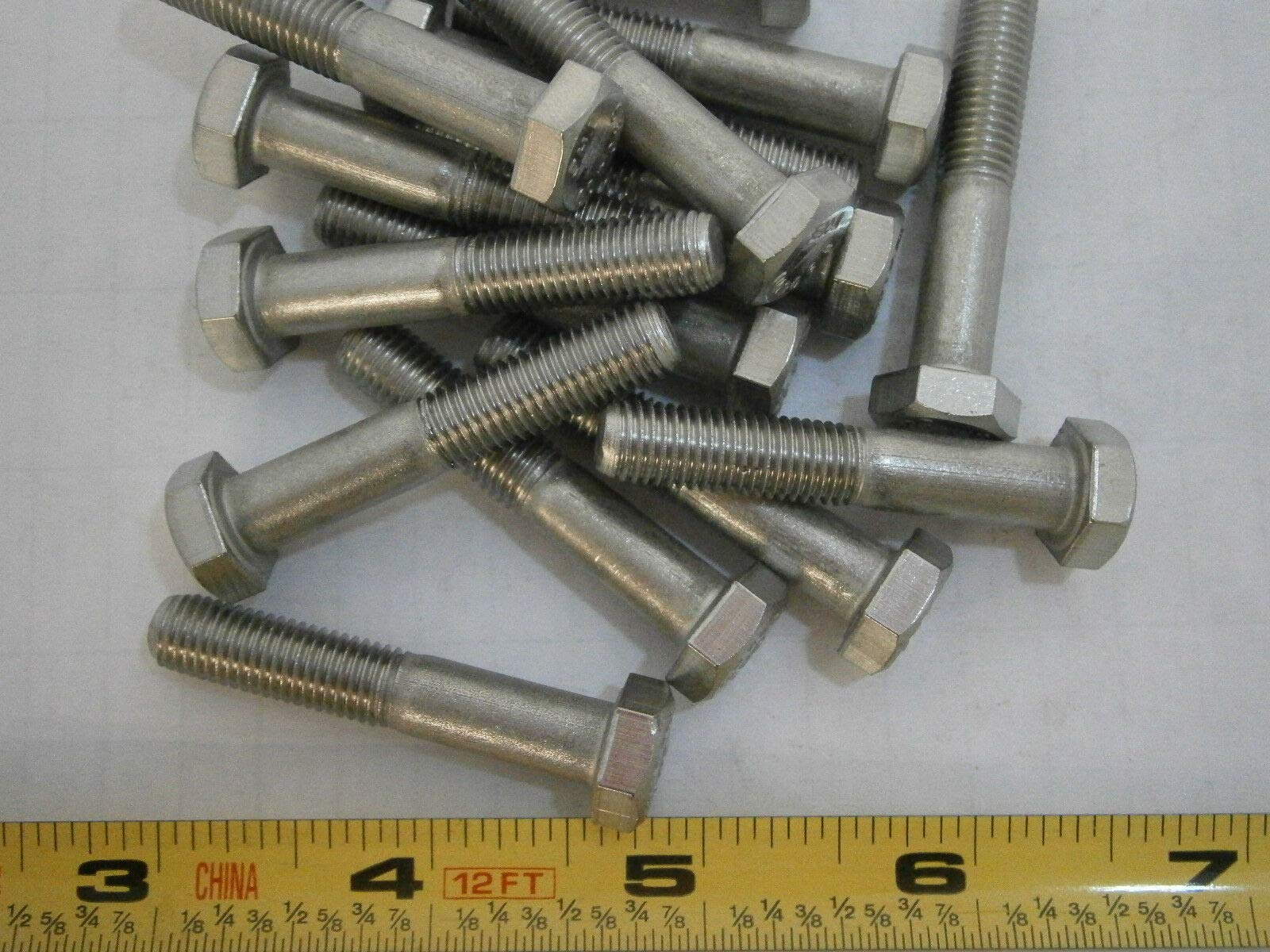 Hex Cap Bolts 5/16-24 x 1-3/4 Stainless Steel Lot of 5#3108A - Unused, Undamaged Item