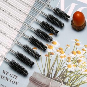 Limko Eyelash Mascara Brushes Eyelash Brush Disposable Wands Applicator Makeup Kits (50PCS-Black)