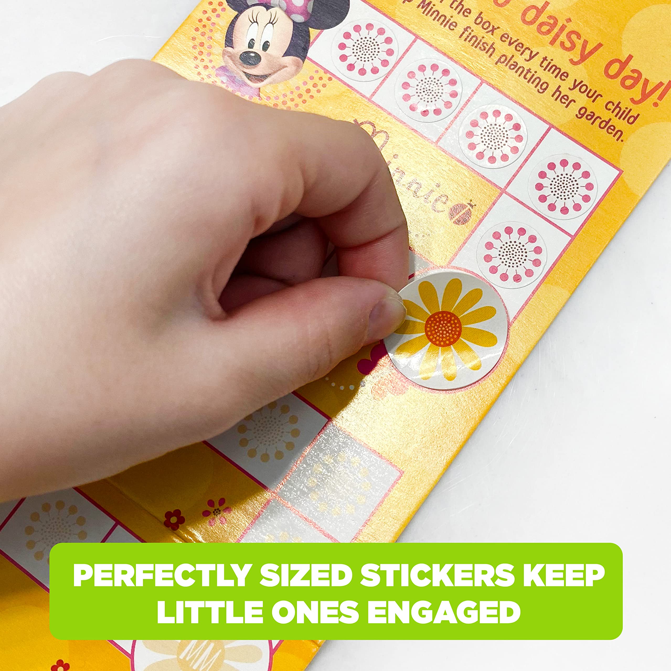 Disney's Minnie Mouse Potty Training Stickers Rewards Kit for Kids Learning to Use The Toilet, Orange, 2 Piece