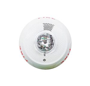 system sensor pc2wl-lf - white, ceiling-mountable, clear lens, horn strobe