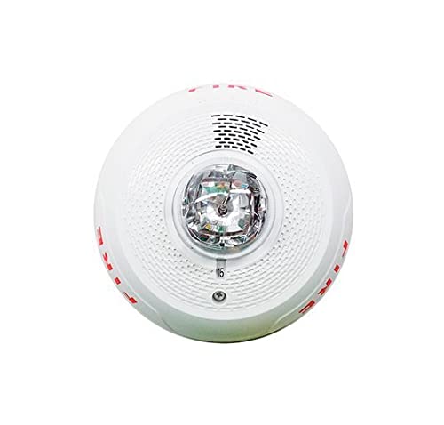 SYSTEM SENSOR PC2WL-LF - White, Ceiling-Mountable, Clear Lens, Horn Strobe