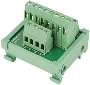 zym119 module card 2 to 8 output module breakout card din rail and panel mount power distribution circuit board