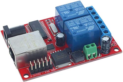 ZYM119 LAN Ethernet 2-Way Relay Board Delay Switch TCP/UDP Controller Module Web Server Computer Circuit Board