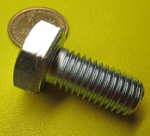 Class 8.8 Zinc Steel Bolts FT M14 x 2 mm x 30 mm Long 10 pcs