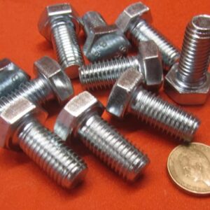 Class 8.8 Zinc Steel Bolts FT M14 x 2 mm x 30 mm Long 10 pcs