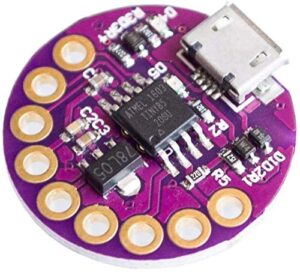 zym119 lilypad attiny85 digispark wearable device circuit board