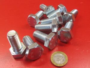 class 8.8 zinc steel bolts ft m14 x 2 mm x 30 mm long 10 pcs