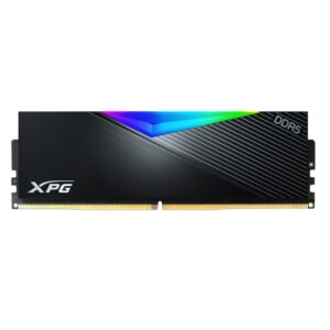 XPG Lancer RGB DDR5 6000MHz 32GB (2x16GB) CL40 UDIMM 288-Pins Desktop SDRAM DDR5 Dual Channel RAM Kit Black Heatsink (AX5U6000C4016G-DCLARBK)