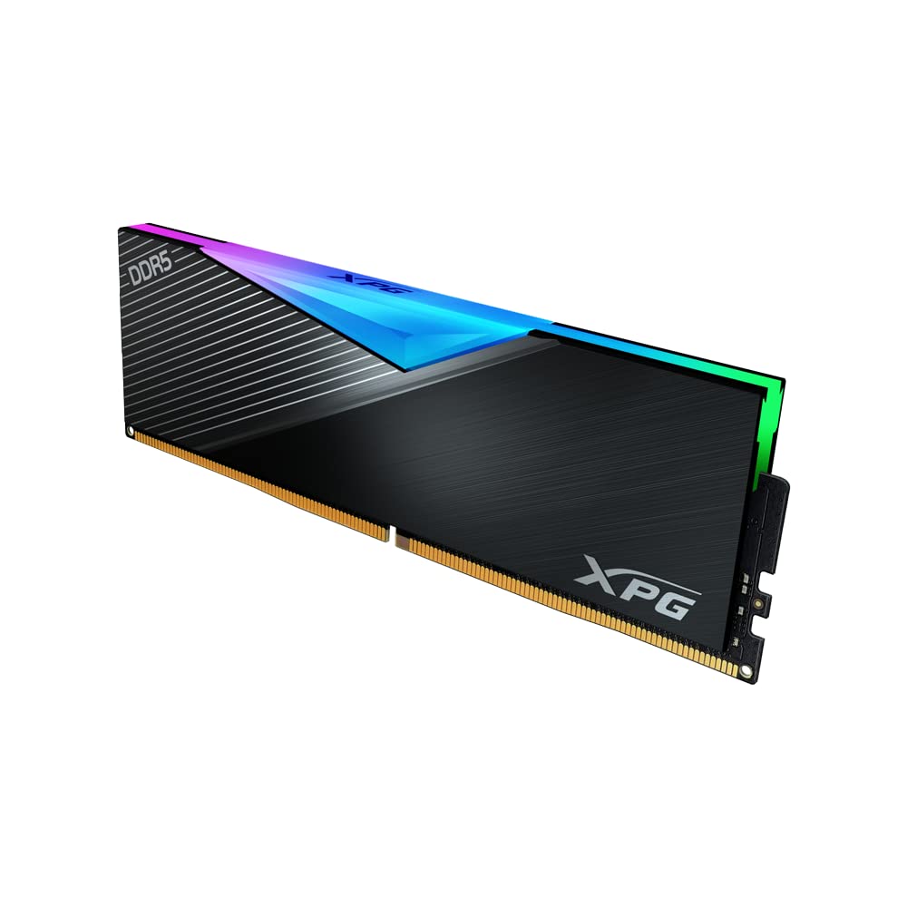 XPG Lancer RGB DDR5 6000MHz 32GB (2x16GB) CL40 UDIMM 288-Pins Desktop SDRAM DDR5 Dual Channel RAM Kit Black Heatsink (AX5U6000C4016G-DCLARBK)