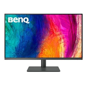 benq pd3205u mac-ready monitor 32" 4k uhd | 99% rec.709 & srgb | ips | deltae ≤3 | icc sync | calibration report | aqcolor | uniformity | hotkey puck | ergonomic | displayport | usb-c (65w) | usb hub