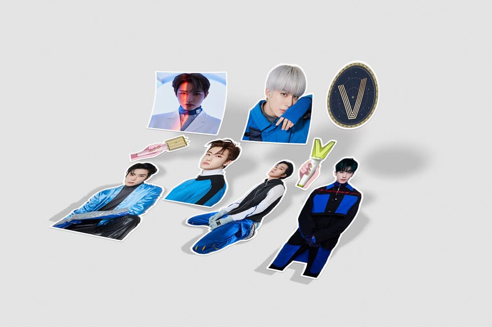 nct 2021 universe Stickers nct Sticker Pack 100 PCS nct 2021 Sticker nct Stickers Pack nct 2021 Sticker Pack Cartoon water resist vinly Stickers for Laptop nct Sticker Notebook Kpop Sticker