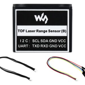 Waveshare TOF (Time of Flight) Laser Range Sensor (B) UART / I2C Bus Long Range Short Blind Zone