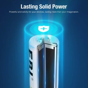 EBL 16 Counts AA Batteries 2800mAh 1.2V High Performance Ni-MH AA Rechargeable Battery & 8 Bay Individual Battery Charger with Discharge Function