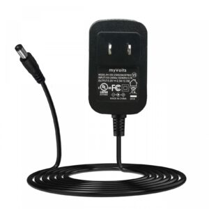 myvolts 5v power supply adaptor compatible with/replacement for tc-helicon go solo, go twin audio interface - us plug