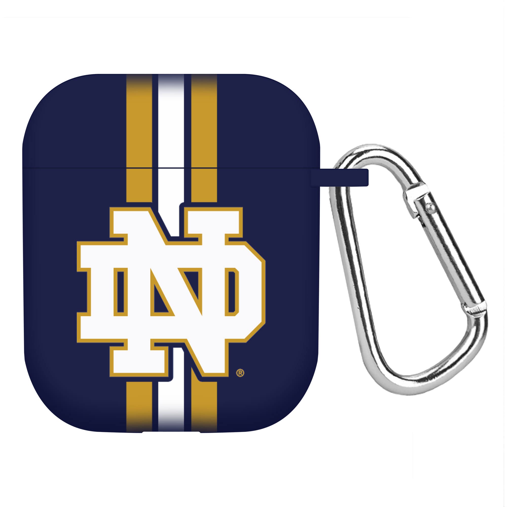 Affinity Bands Notre Dame Fighting Irish HD Combo Package Compatible with Apple Watch and AirPods Gen 1 & 2 (42/44/45mm Long Stripes)