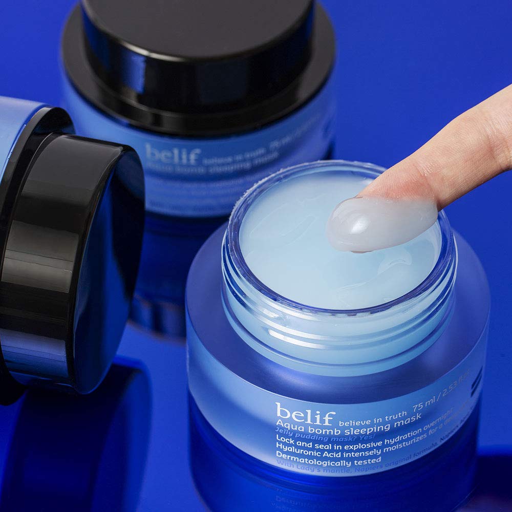 belif Hydration Always with You Kit | 26 Hours of Hydrating Antioxidant Skincare | Soothing & Hydrating Herbs, Anti-Inflammatory | Aqua Bomb, Cleansing Balm, Hydrating Toner, Eye Bomb & Sleeping Mask