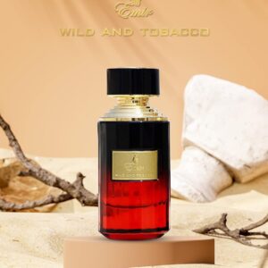 Paris Corner WILD AND TOBACCO EMIR Perfume EDP 3.4Fl Oz with 8ml L'Fumes Roll-On Layering Perfume Oil UNISEX - EDP and Oil Combo