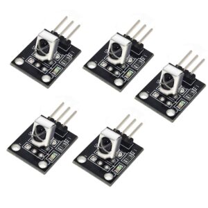 zym119 5pcs ky-022 sensor receiving module, hx1838b remote control module can be used for smart cars circuit board