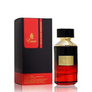 Paris Corner WILD AND TOBACCO EMIR Perfume EDP 3.4Fl Oz with 8ml L'Fumes Roll-On Layering Perfume Oil UNISEX - EDP and Oil Combo