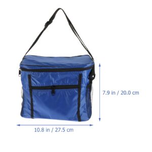 UPKOCH Large Catering Bags Insulated Food Delivery Bag Thermal Catering Bag Hot Cold Food Storage Bags Picnic Tote Bags Grocery Shopping Bags for Hot Cold Food Delivery Blue Heated Takeaway Bags