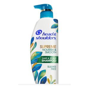 head & shoulders supreme sulfate free nourish & smooth shampoo 11.8oz