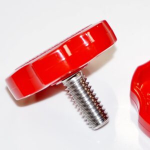 5/16-18 x 3/4" Rosette Thumb Screw Thumb Screws Thumbscrew Stainless Steel Clamping Knobs Red (8)