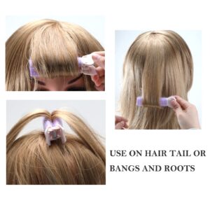 Boobeen Hair Root Clips Double Self-adhesive Voluminous Curling Rollers - Natural Hair DIY Styling Tools for Shaping Women Girls Bangs Hair Tail and Root of the Fluffy Curl Sense