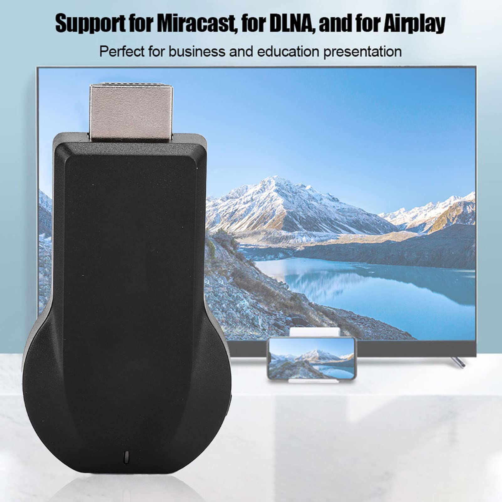 HDMI Anycast Miracast AirPlay TV Display DLNA DONGLE Adapter, Display Dongle for AnyCast M2 Plus.