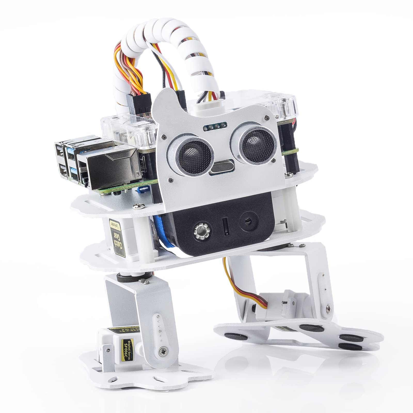 SunFounder PiSloth AI Programmable Robot Kit for Raspberry Pi with PiCrawler AI Robot kit for Raspberry Pi