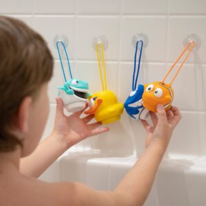 Suddy Buddy® Bubble Bath Toy, Kids Ages 3+, Boys and Girls, Safe & Clean, Collect All Four. Includes: 1 Character Bubble soap Dispenser, 1 Trading Card, and 3 Super Bubble Drops. Shark