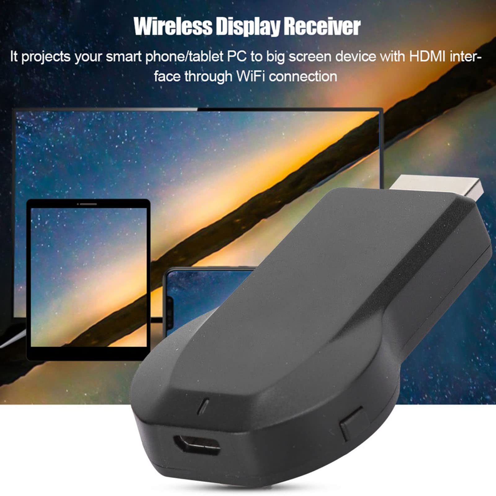 HDMI Anycast Miracast AirPlay TV Display DLNA DONGLE Adapter, Display Dongle for AnyCast M2 Plus.