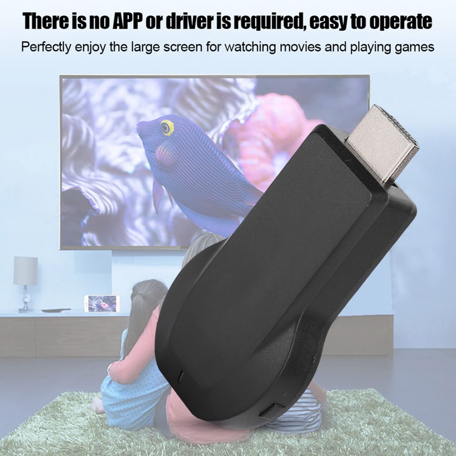 HDMI Anycast Miracast AirPlay TV Display DLNA DONGLE Adapter, Display Dongle for AnyCast M2 Plus.