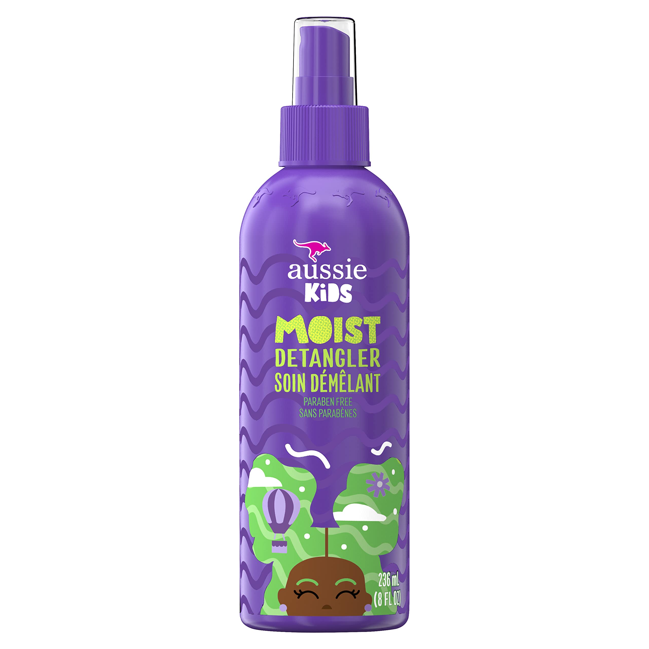 Aussie Kids Moist Detangler for Kids, 8 fl oz