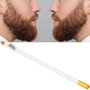 Professional Beard Shaper & Grooming Tool - Pencil Filler for Styling, Edging and Tracing (White)