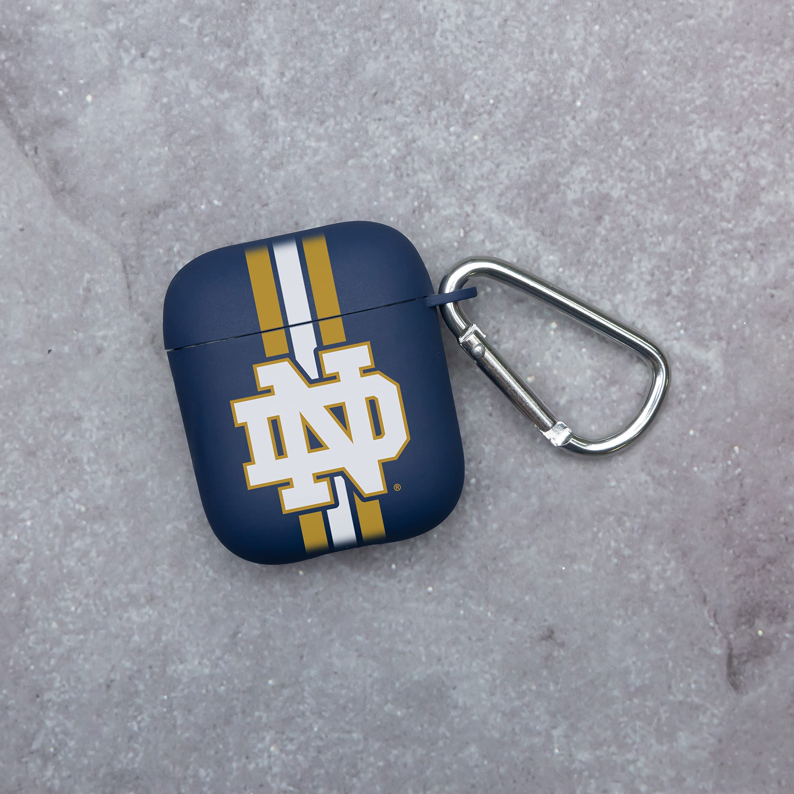 Affinity Bands Notre Dame Fighting Irish HD Combo Package Compatible with Apple Watch and AirPods Gen 1 & 2 (42/44/45mm Long Stripes)