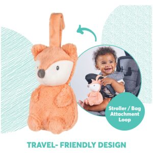 GUND Baby Lil’ Luvs Tuck-Away Lovey, Emory Fox, Ultra Soft Animal Plush Toy with Built-in Baby Blanket for Babies and Newborns