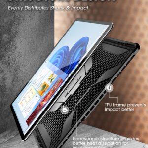 SUPCASE Unicorn Beetle Pro Series Rugged Protective Case for Microsoft Surface Pro 8 (2021), Black