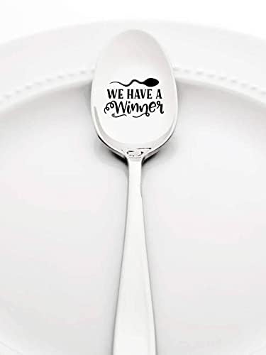 We have a winner You're Going To Be A Daddy Spoon Pregnancy Reveal Spoon Fun Announcement Ideas Husband Gift Idea Engraved Stainless Steel Spoon for New Dad