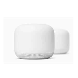 WiFi Point - Add On Access Point Extender Compatible with Mesh Wi-Fi Routers for Whole Home Coverage with Voice Assistant (Snow)