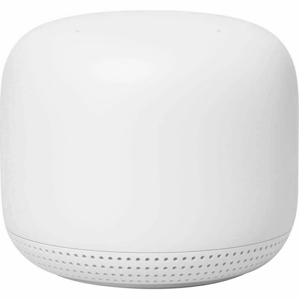 WiFi Point - Add On Access Point Extender Compatible with Mesh Wi-Fi Routers for Whole Home Coverage with Voice Assistant (Snow)