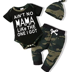 NZRVAWS Baby Boy Clothes 0-3 Months Newborn Boy Outfits Infant Boy Bodysuit Pants Set Baby Boy's Clothing Summer Clothes