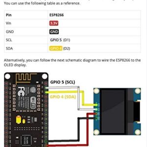 DEVIT V1 ESP32-WROOM-32 + 0.96" Blue&Yellow I2C OLED Module