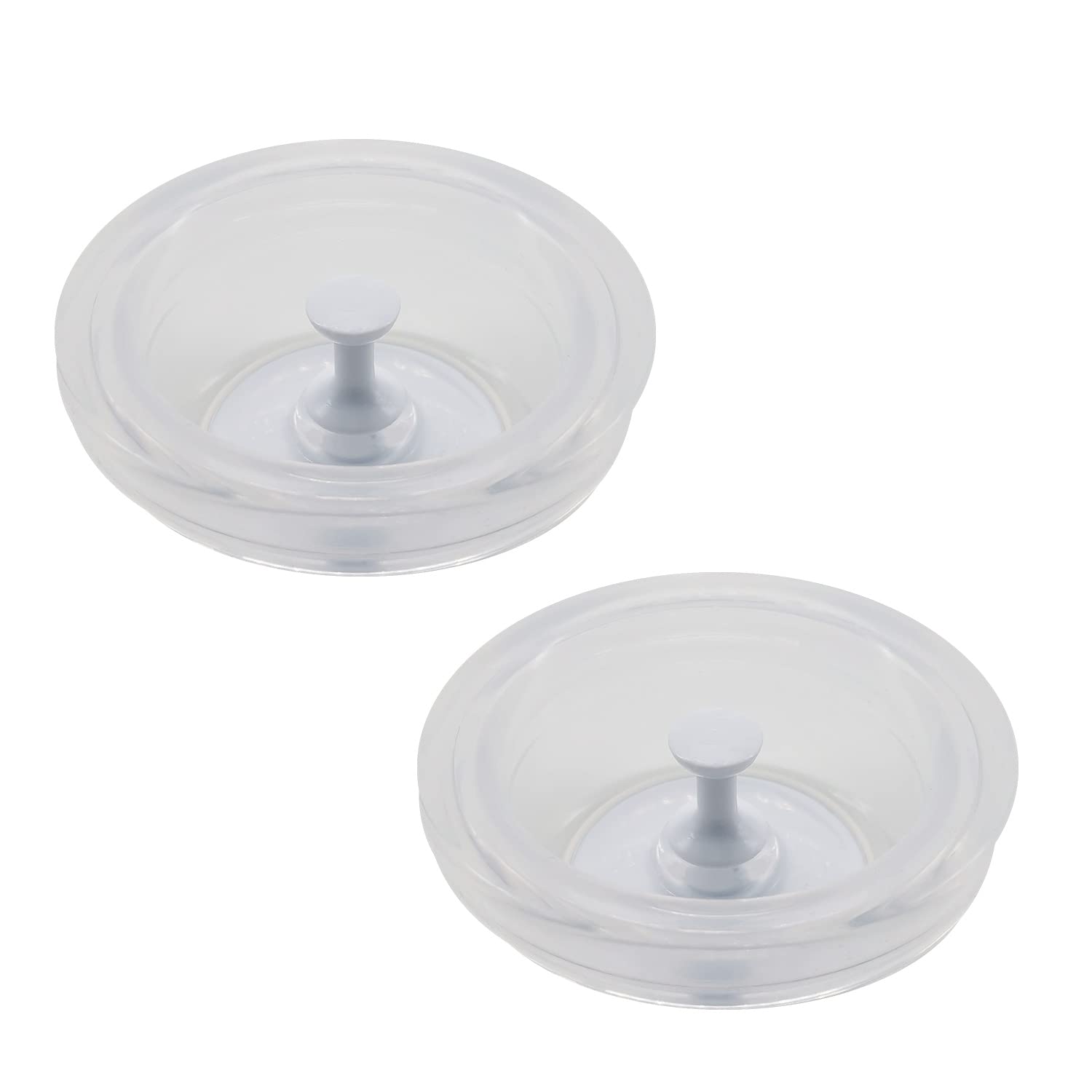 Begical Silicone Diaphragm with stem Replacement Parts Compatible with Philips Avent Manual Breast Pump SCF330/SCF430 Not Original Philips Avent Hand Breastpump Parts/Accessories Clear