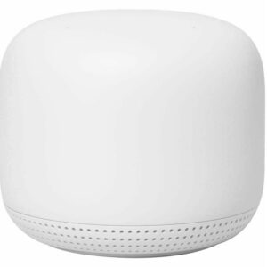 WiFi Point - Add On Access Point Extender Compatible with Mesh Wi-Fi Routers for Whole Home Coverage with Voice Assistant (Snow)