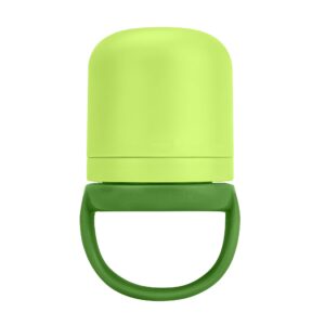 green sprouts Sprout Ware Plant-Plastic First Foods Feeder Made from Plants, Encourages Self-Feeding, Soft Silicone Bulb, Green